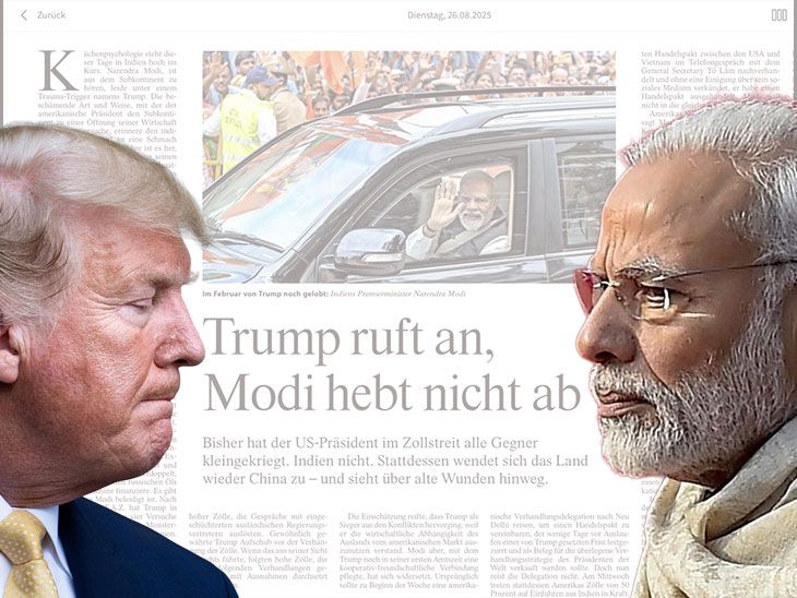 German newspaper claims- Modi did not answer Trump's call