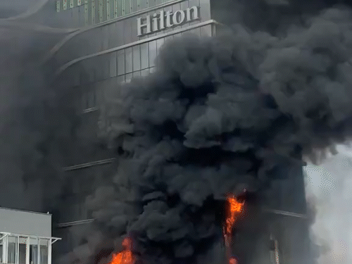 Nepal Violence, Protesters Set Fire Kathmandu Hilton Hotel, PHOTOS, VIDEOS