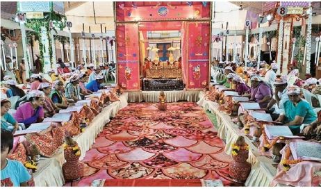 'Golden Foundation Stone Laying Festival' at the big temple dedicated ...
