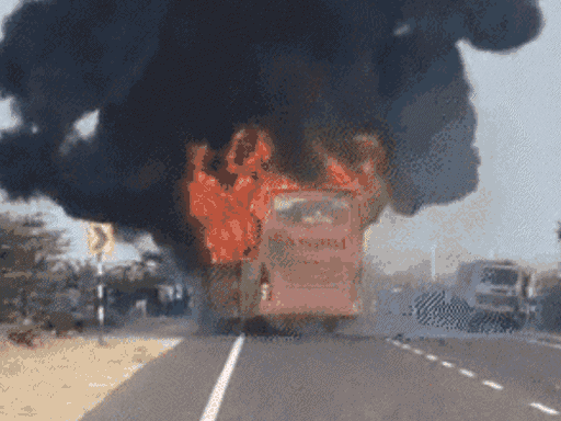 Jaisalmer Highway AC Sleeper Bus Fire Accident Death; 20 Passengers ...