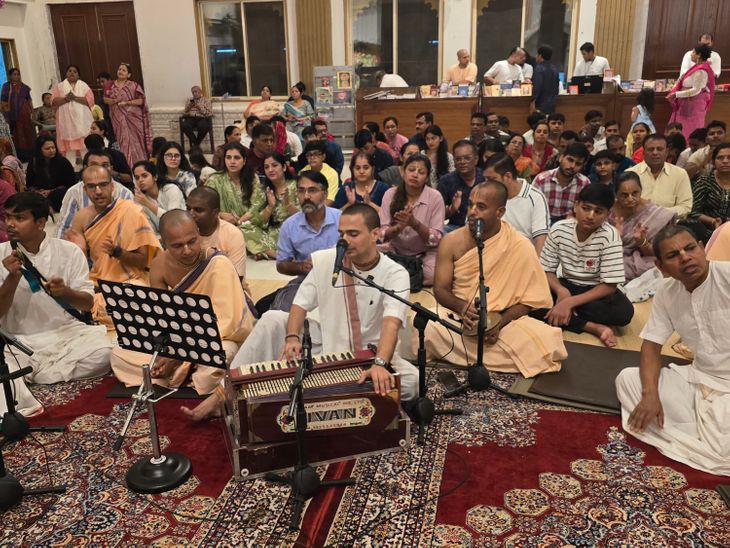 Bhadaj Hare Krishna Mandir Govardhan Mahotsav Annakut Celebration ...