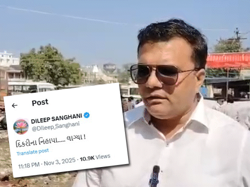 Dilip Sanghani's tweet sparked many arguments, Pratap Dudhat linked ...