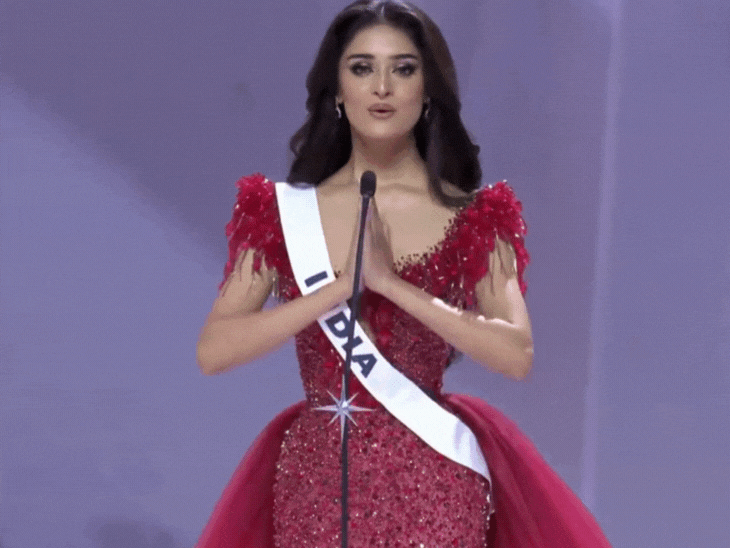 Miss Universe 2025: India Manika Vishwakarma Red Fairy PHOTOS; Ruby Red ...