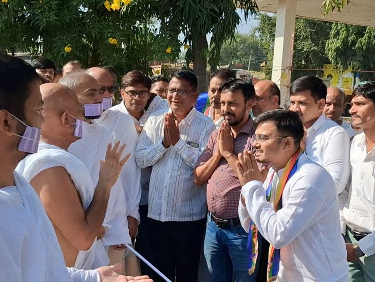 Acharya Shree Mahashraman Prantij Welcome Gujarat Arrival Padyatra ...