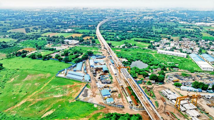 Bullet Train: Track laying begins with slab ballast less system in Charotar