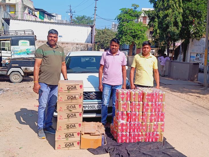Pavi Jetpur Police Seize Rs 6.27 Lakhs Goods | Foreign Liquor Found