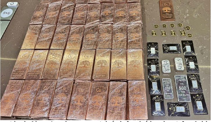 50 to 55 kg of copper ingots are sold in the city every day.