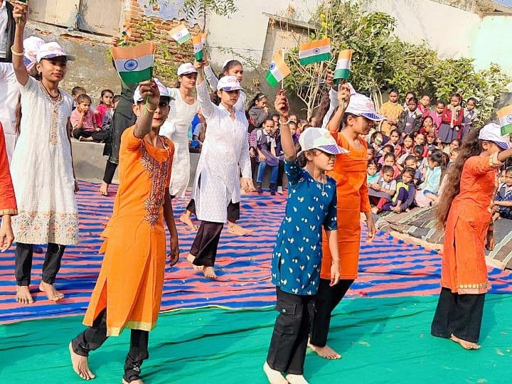 Koth Kanya School Republic Day Celebration | 122 Girls Participate ...