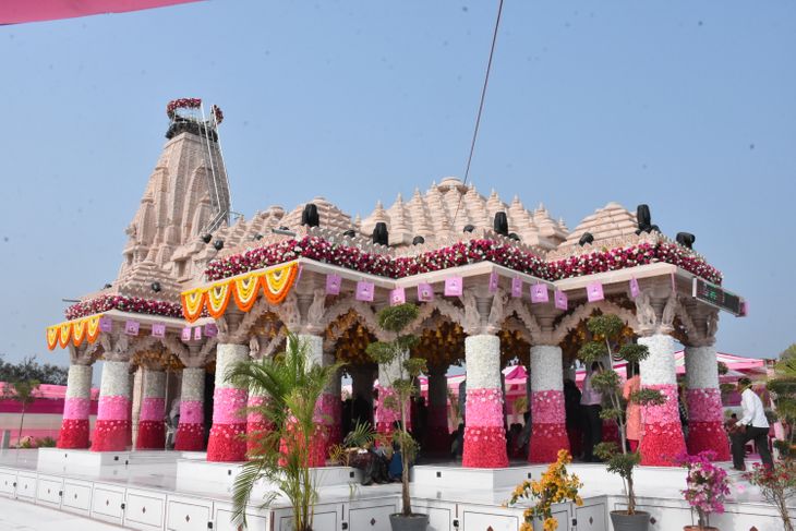 The festival of reviving the Shri Varahi Mataji Temple in Panchot ...