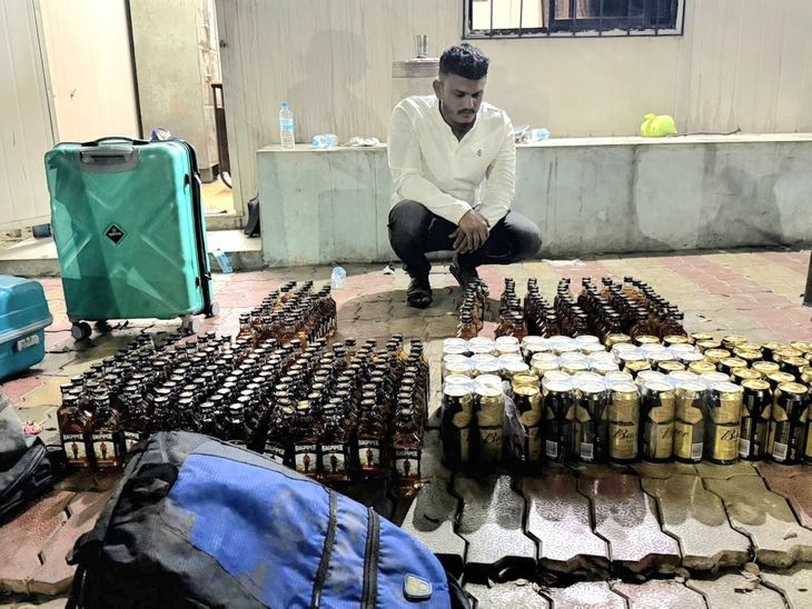 Bharuch Bootlegger Caught; Rs 1.41 Lakh Liquor Seized | LCB Nabs Drug ...