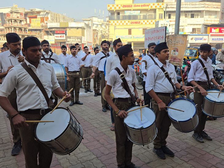 Nadiad RSS Ghosh Divas: Ramji Mandir & Santram Mandir Celebration
