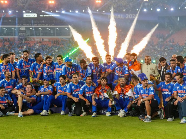 Team India Incredible Win Ahmedabad | Kohli, Dhoni, Tendulkar Celebrate