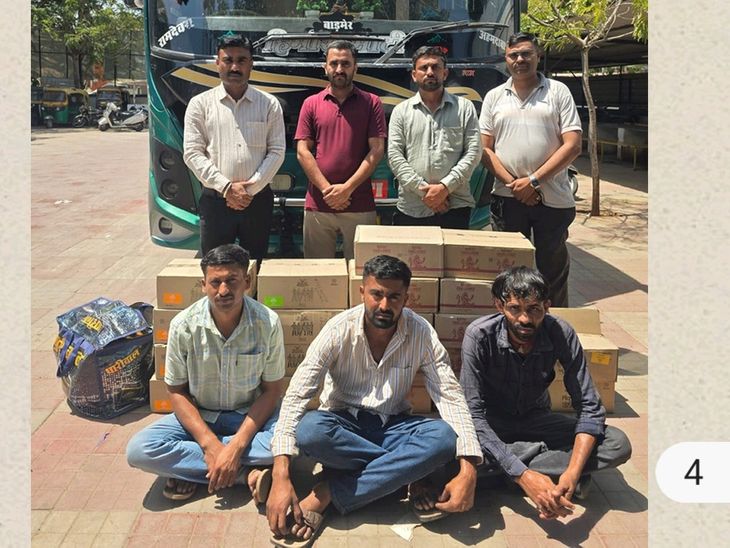 Siddhpur Highway Liquor Bust: 3 Nabbed with 960 Bottles