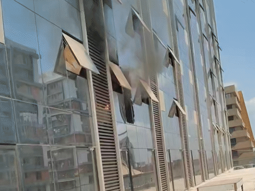 Surat Hospital Fire: Building Glass Shatters | Varachha Fire Control