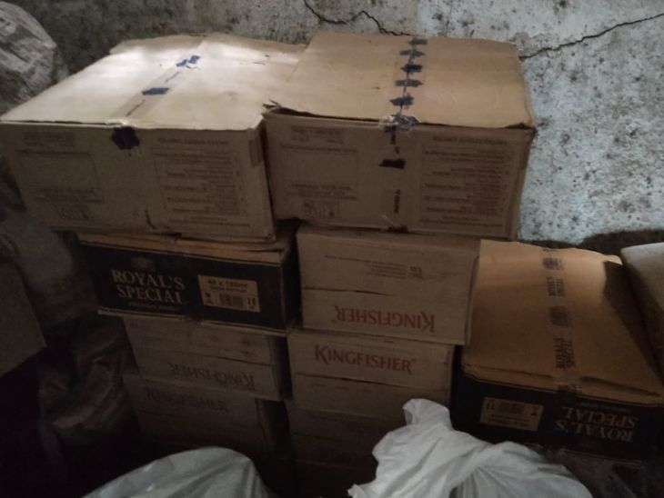 Surat Bootlegger Maria Naidu Caught With Foreign Liquor Stock