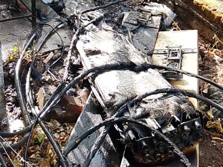 Zhalod Tower Box Fire Averted | Fire Brigade Controls Blaze