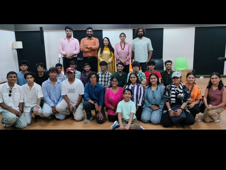 GLS University Music Workshop: Dr. Gaurang Prajapati Guides Students