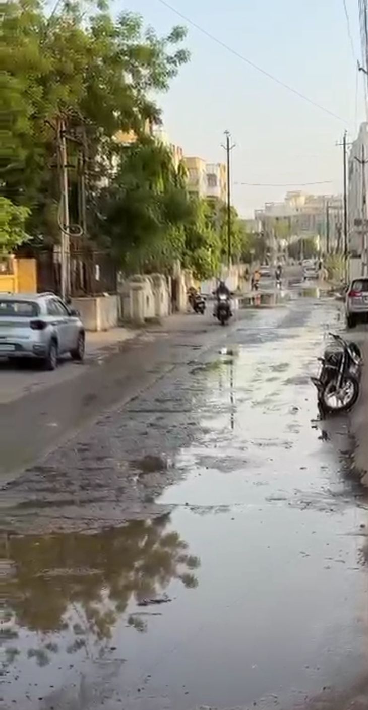 Sewerage problem on Chhatral-Karannagar road in Kaduna