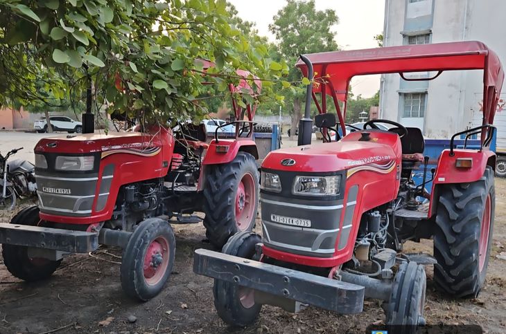 Two tractors and a JCB machine seized