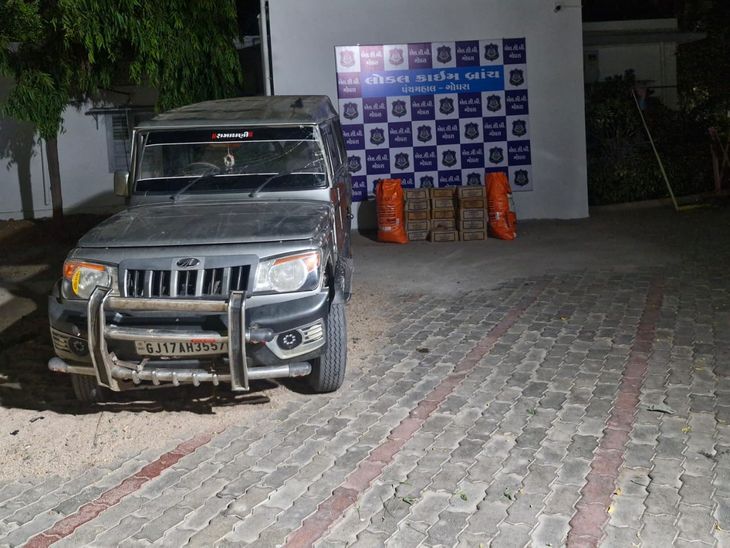 Panchmahal LCB & SOG Seize Liquor-Filled Bolero, Stolen Car