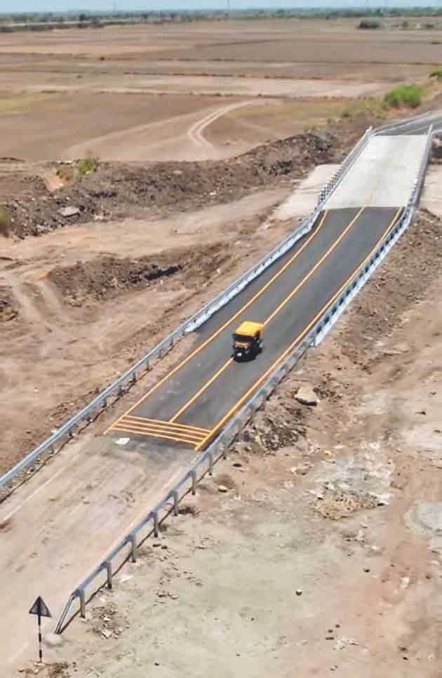 5 cell box culverts ready on Raika-Dholi road at a cost of Rs. 4 crore
