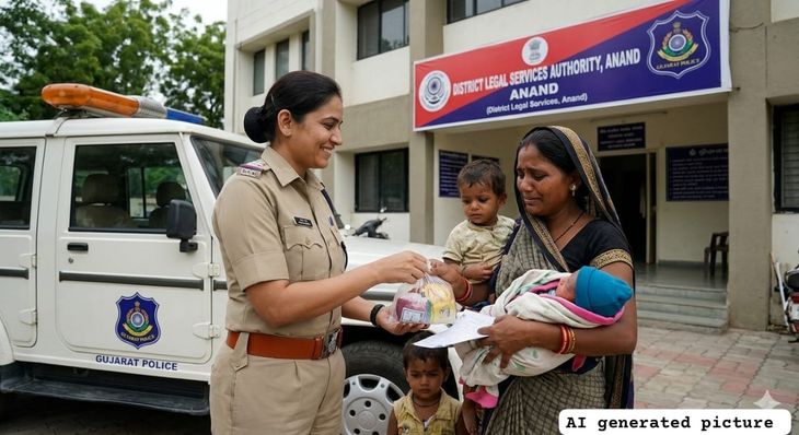 The female accused gave birth to a child, no one came to pick him up ...