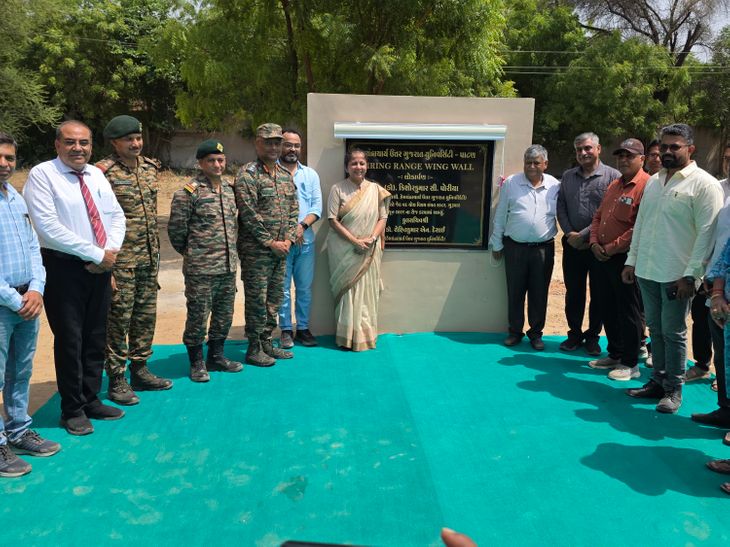 Vice Chancellor Inaugurates Water Tank, Gujarati Bhavan, NCC Firing Range
