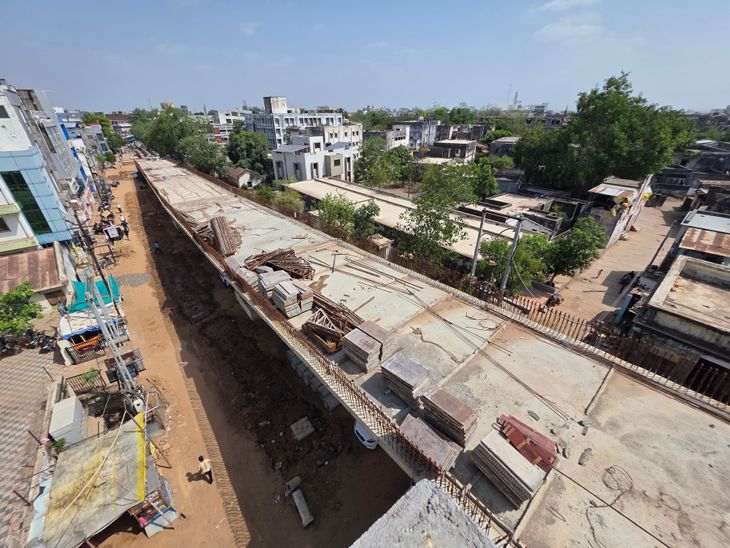 Himmatnagar Durga Railway Overbridge: 121-Ton Steel Girder Launch Underway