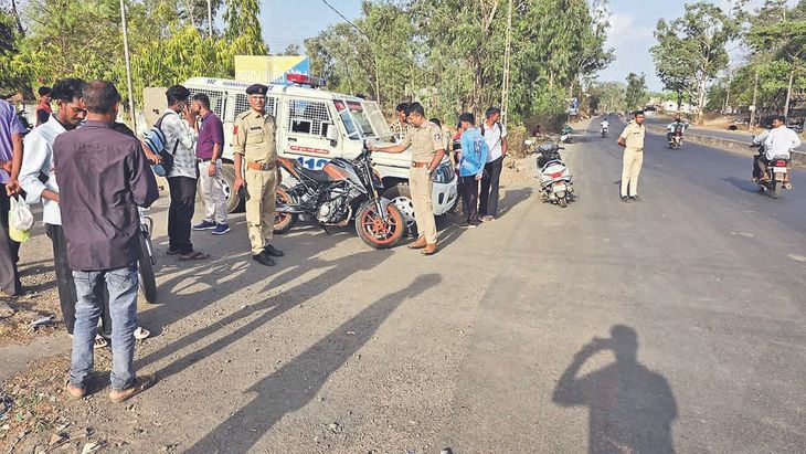 Kaprada police action against high-speed drivers