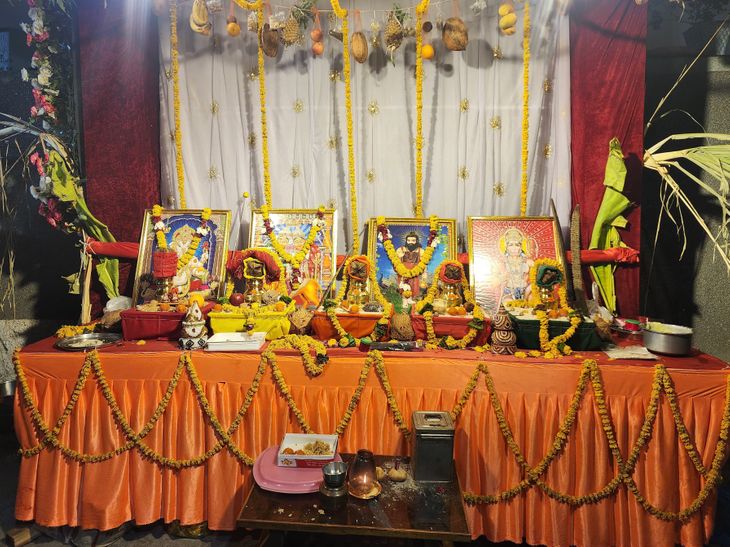 Jamnagar Ramnagar Chamunda Mataji Navrang Mandvo Celebration