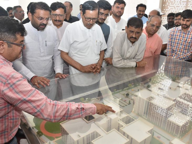 Morbi Ministers Visit Medical College; Inspect Development Work