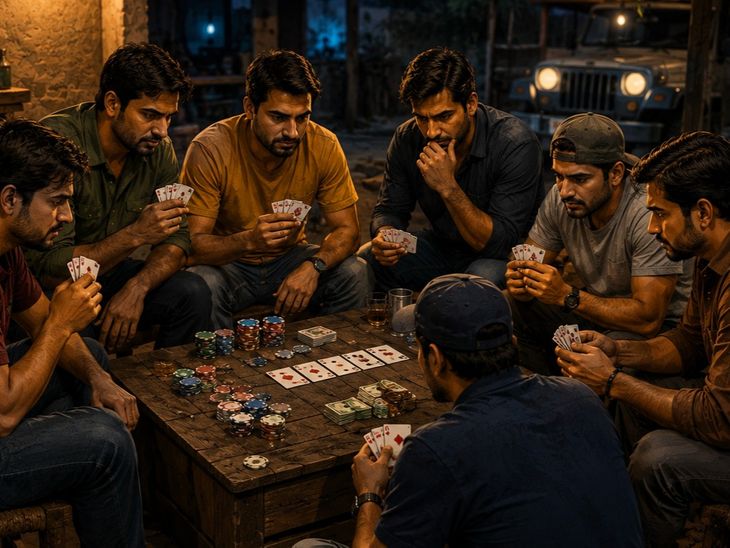 Bhavnagar Akshar Park Teen Patti Gambling: 7 Arrested, Rs 29,860 Cash ...