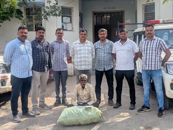 Surendranagar SOG Seizes 11.8kg Ganja Near Lakhtar