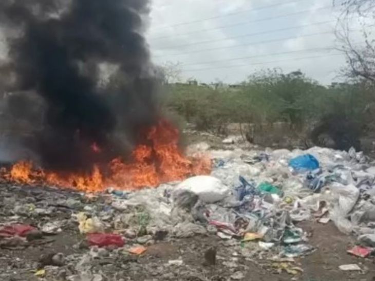 Ankleshwar Dumping Site Fire Control; Fire Department Jahaalat