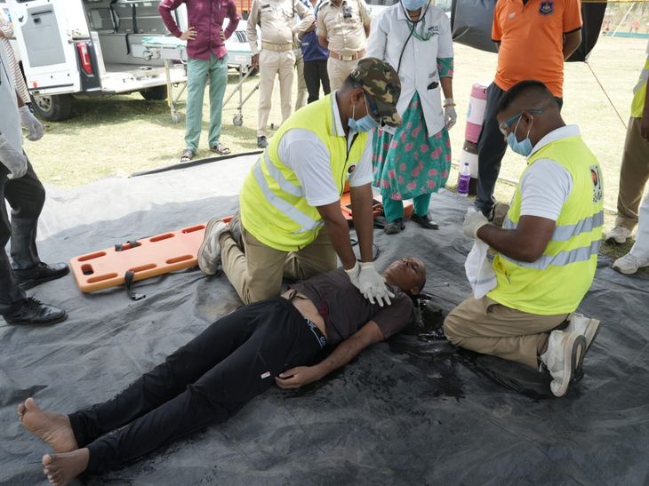 Shehra Flood Mockdrill: SDRF & Local Admin Joint Exercise