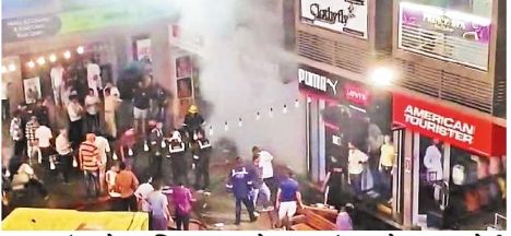 Fire due to short circuit at 3 places, no casualties