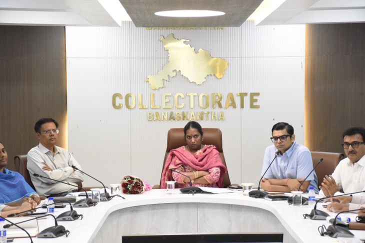 Review meeting chaired by the Secretary-in-charge