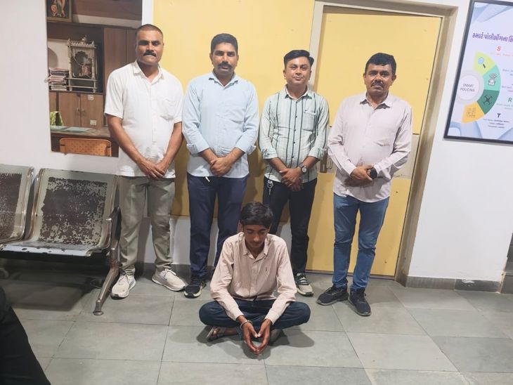 Shihori Police Nab Wanted Prohibition Accused in Dharanva Village