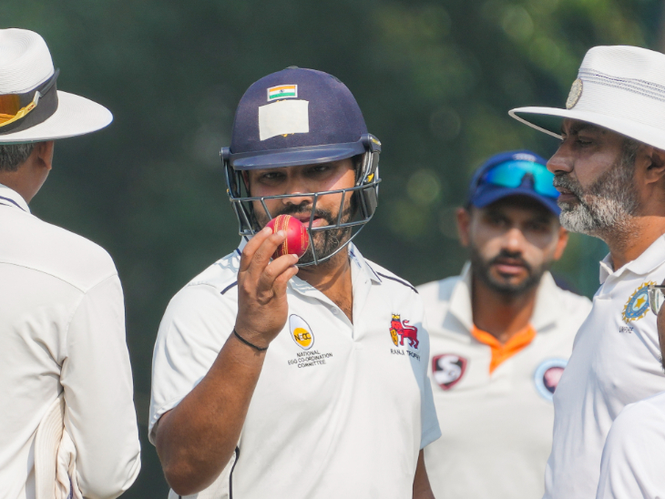 Rohit Sharma's struggles continue, Indian captain dismissed for 28 runs: Hitman's Ranji Trophy ...