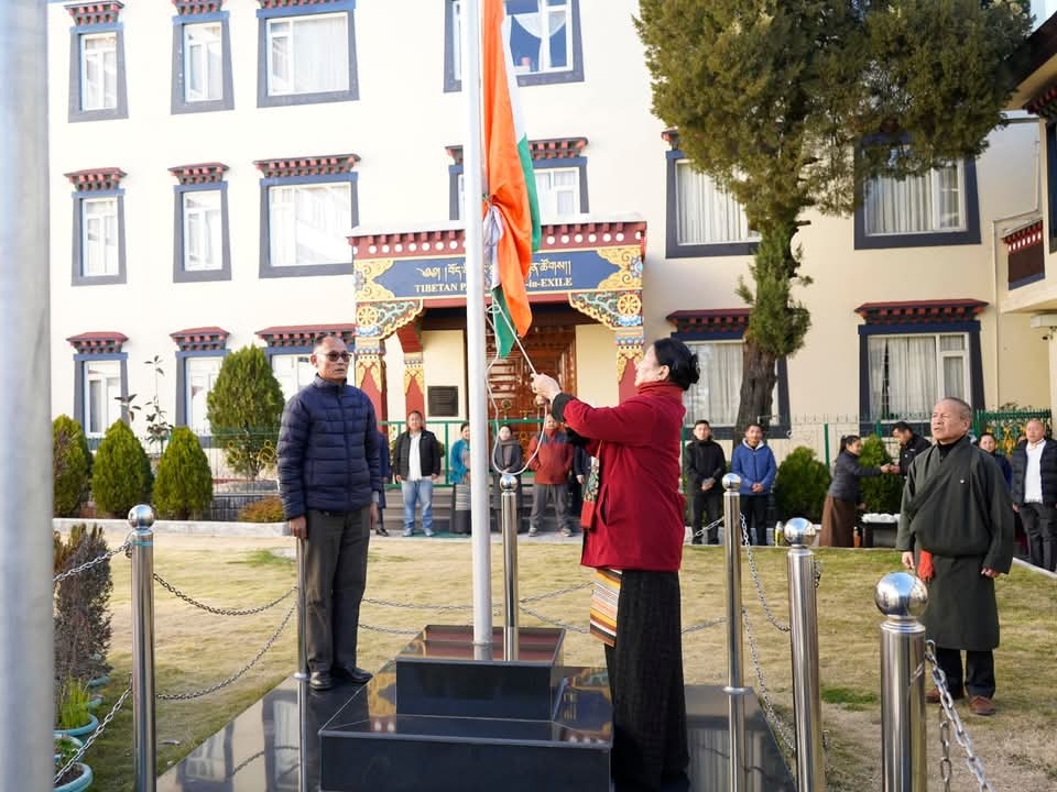 Tibetan administration celebrates Republic Day in Himachal. Tricolor ...