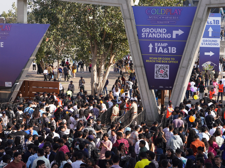 Violent altercation breaks out at Coldplay concert in Ahmedabad: Family ...