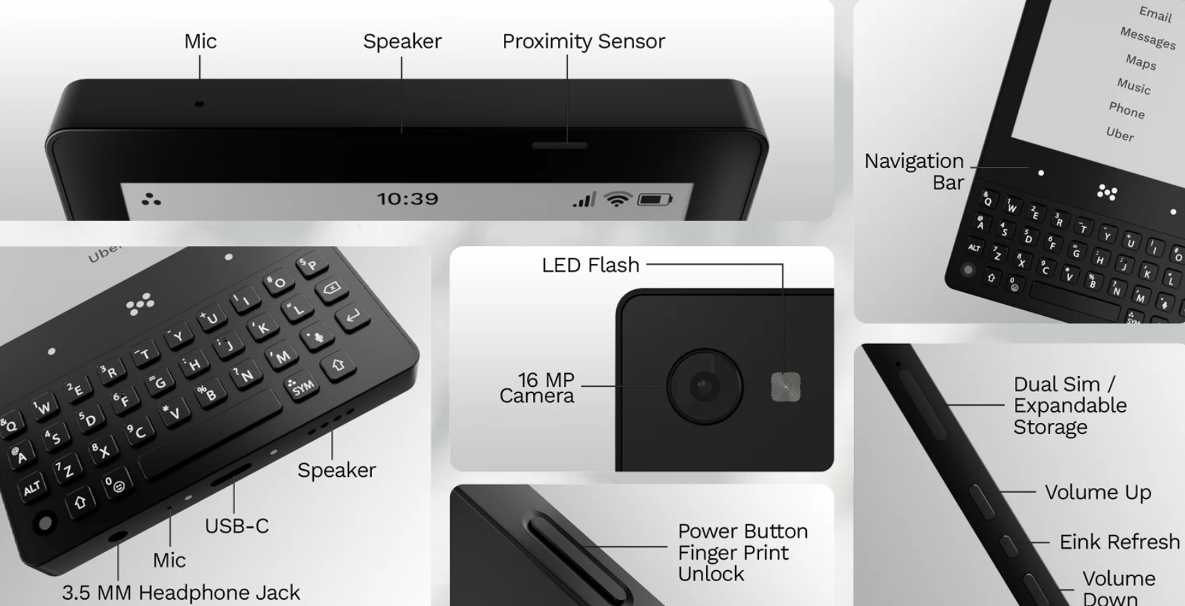 Looking for less distraction? Say hello to the Minimal phone-QWERTY ...