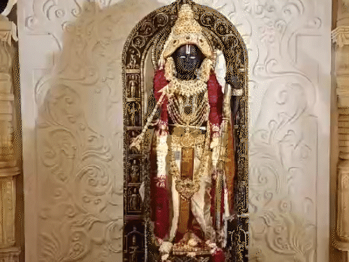 Grand Ram temple replica unveiled at Mahakumbh