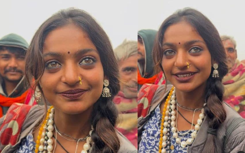 monalisa viral girl of mahakumbh gets a film The brown beauty' learns ...