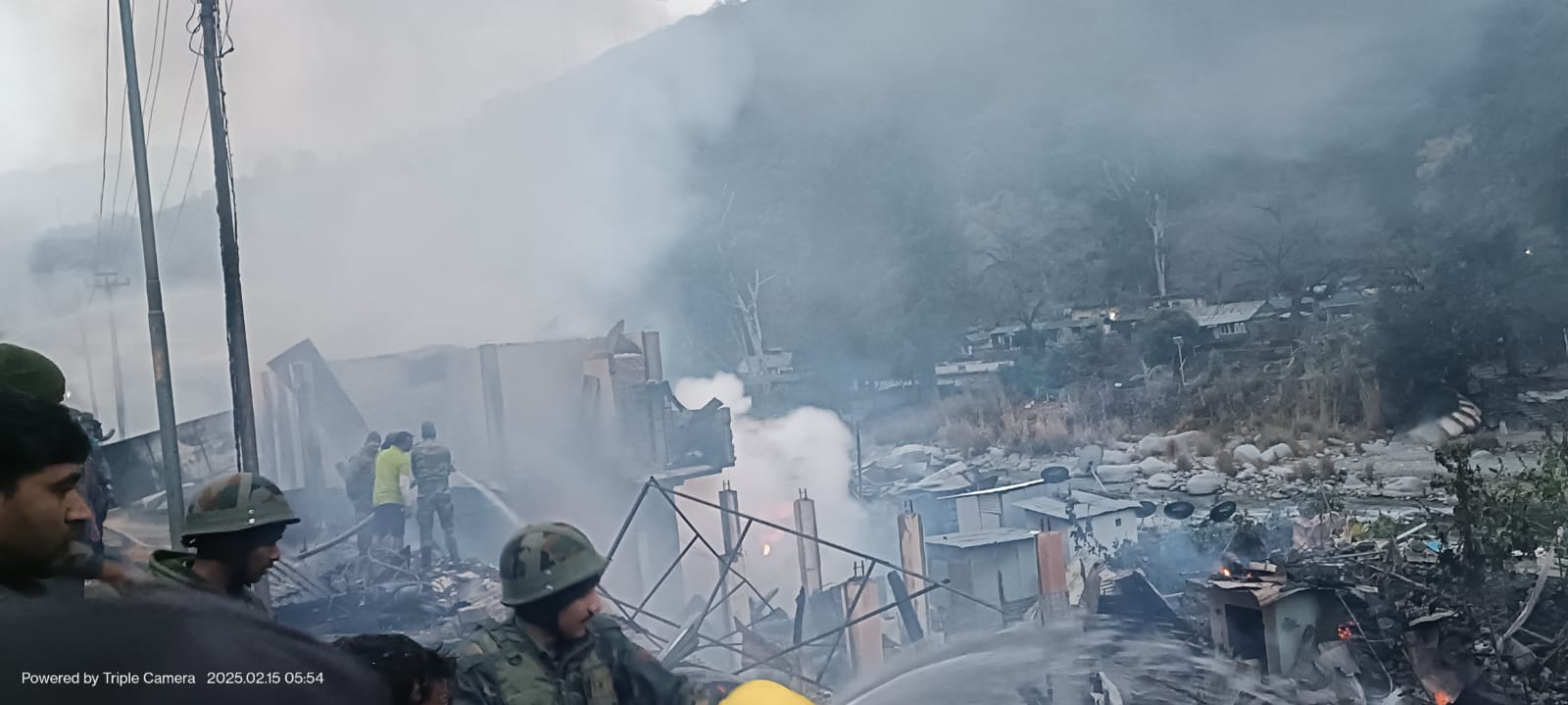 Massive fire breaks out at Arunachal Pradesh's Tenga market, Indian ...