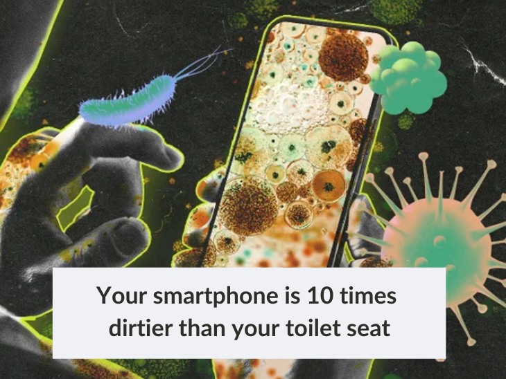 Phone carries ten times more bacteria than most toilet seats | Bhaskar ...