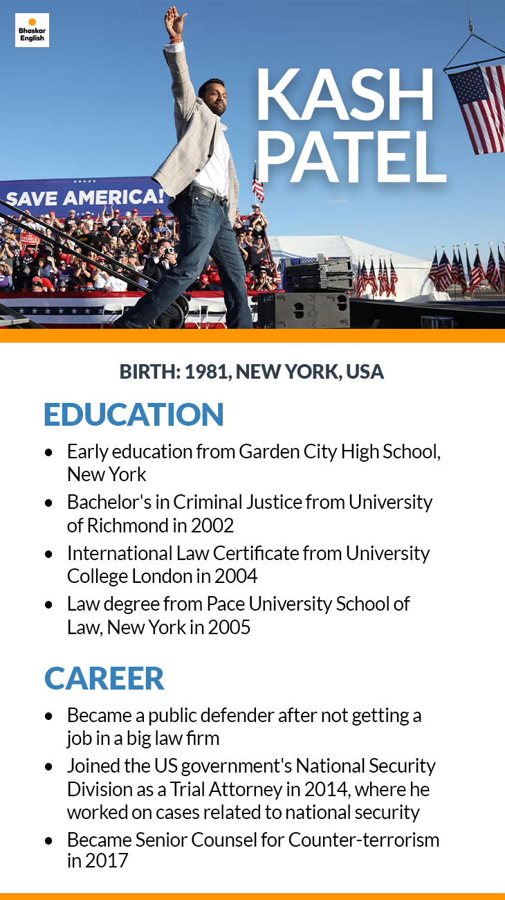 Kash Patel sworn in as FBI Director Indian-origin federal agency chief ...