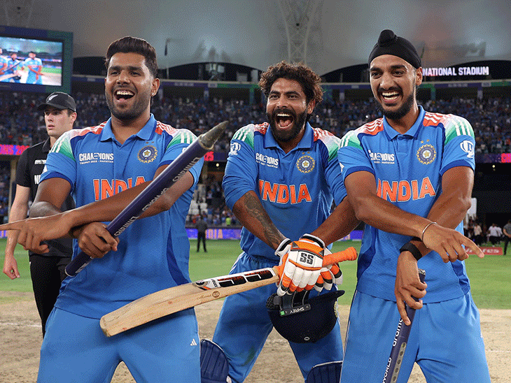How Indian players celebrated Champions Trophy win Gangnam style ...