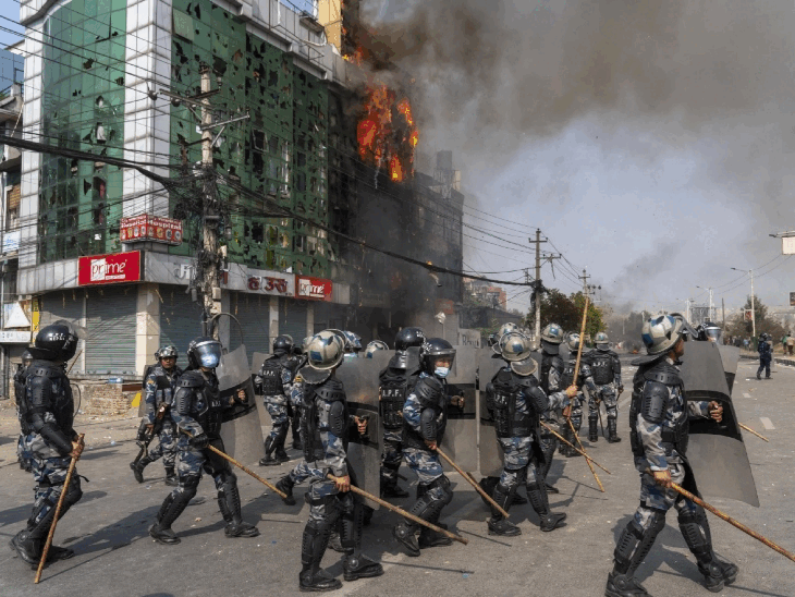 Violent protests for Monarchy rock Nepal Two killed, 105 arrested ...
