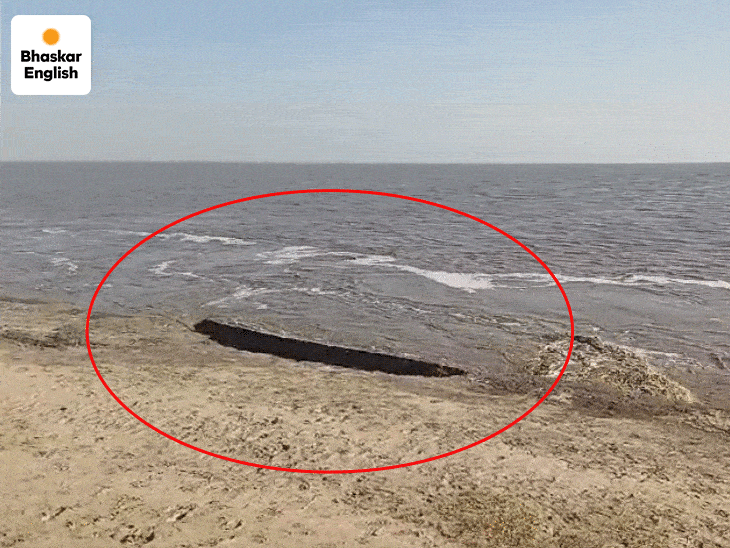 High waves rise again in Gujarat's Khambhat after 56 years; Fishermen ...